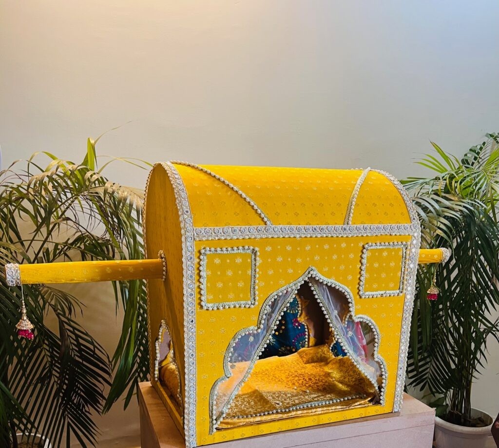 Bespoke Palki | Gift for Indian Wedding | Wedding Palki for Brides ...