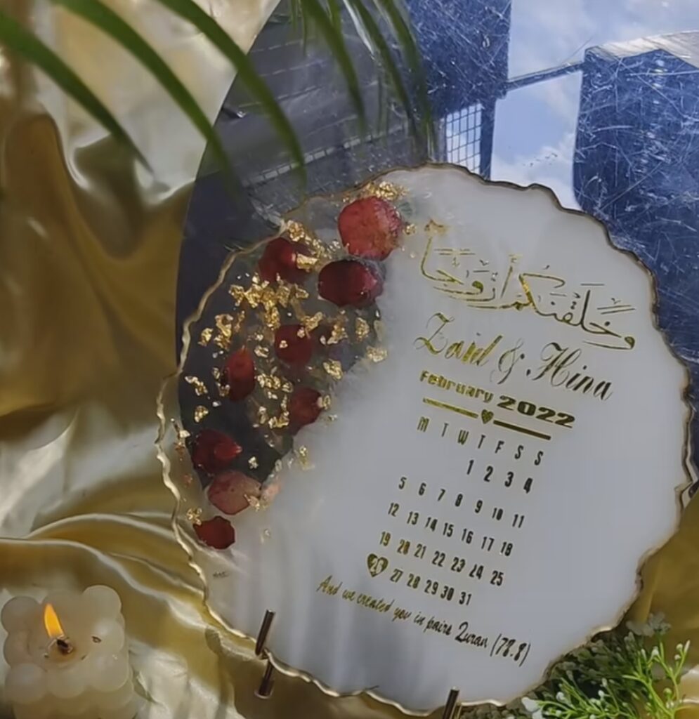 Customized Wedding Resin frame | 10 Inches | Wedding Gift | Anniversary ...